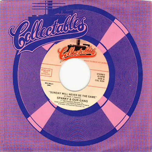 Spanky & Our Gang - Sunday Will Never Be The Same - RadioTunes | Enjoy ...